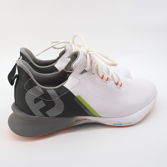 FootJoy | Shoes | Footjoy Stratos Golf Shoes Mens White Orange Green Fj ...